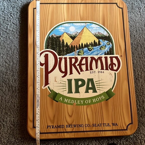 Pyramid | Dining | Solid Wood Pyramid Ipa Bar Sign | Poshmark